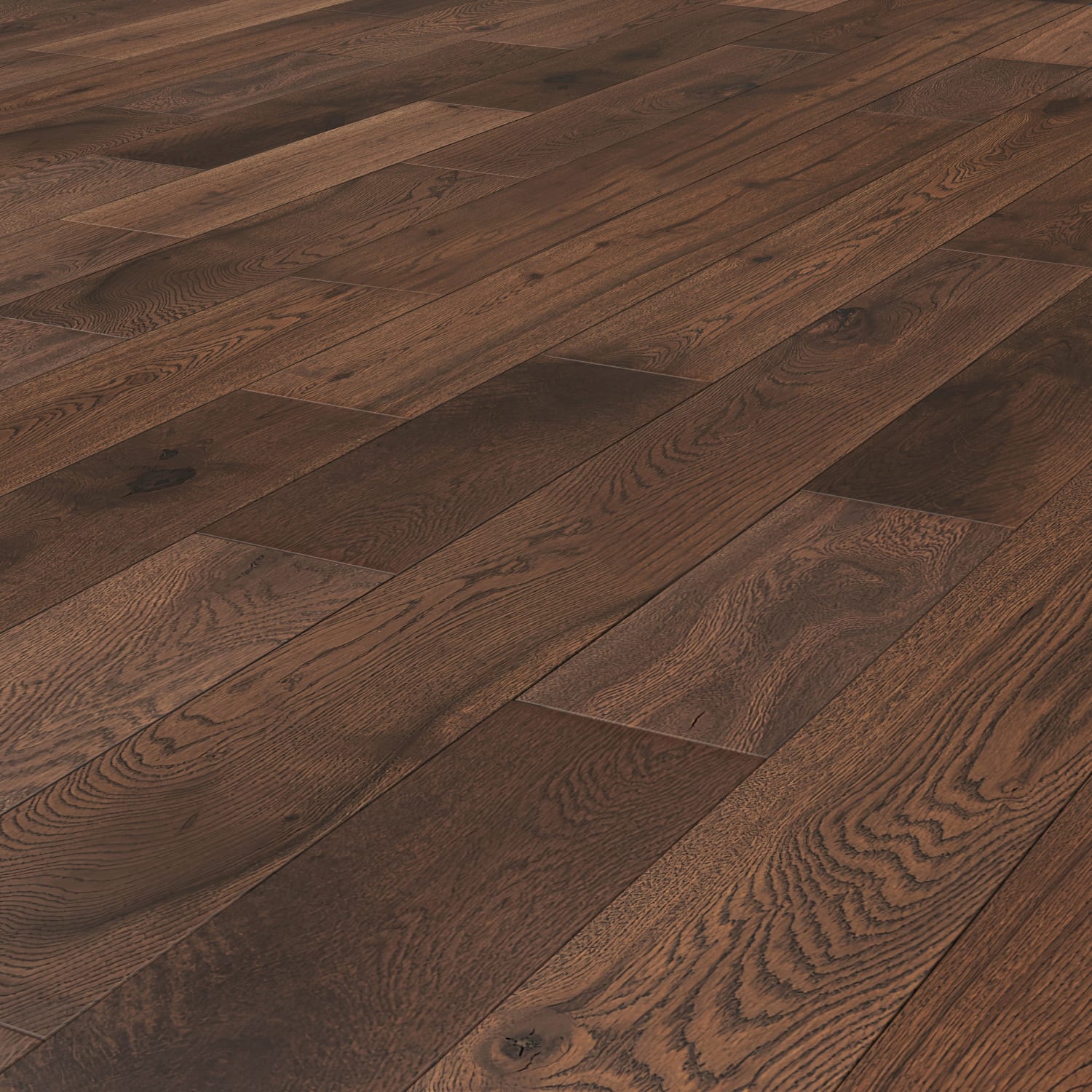 W by Woodpecker Dark Oak Solid Wood Flooring
